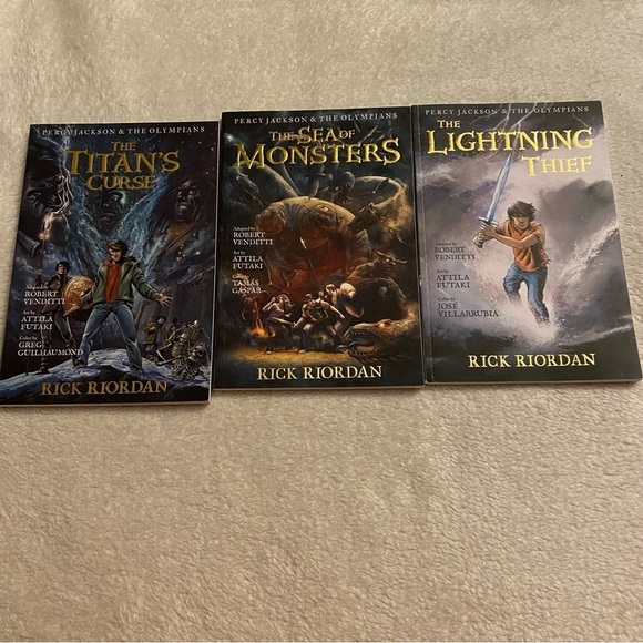 Disney | Accents | Disney Percy Jackson The Olympians Graphic Novel Set ...